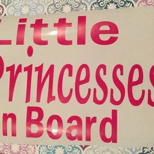 Princess Decal, Name Decal, Personalized, Monogram, Car Decal, Laptop ...