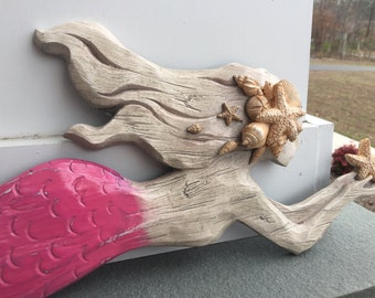 Mermaid wall hanging | Etsy