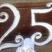 Shabby Chic Wall Decor Shabby Chic Numbers Number Decor - Etsy
