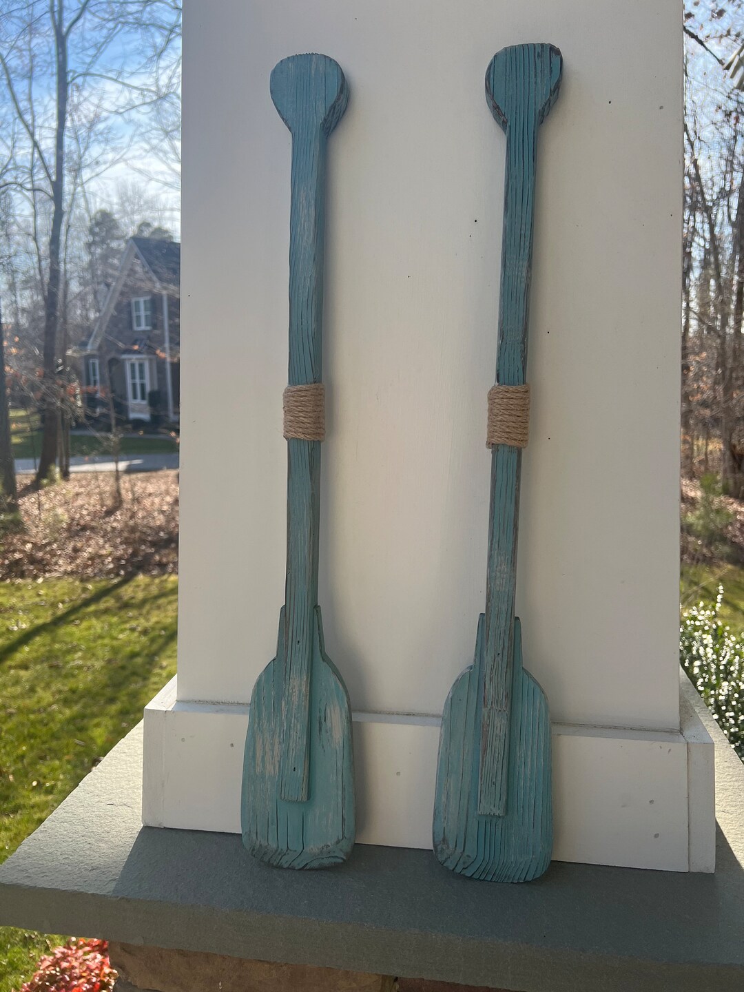 Oar, Blue Oar, Personalized Oar, Home and Wall Decor - Etsy