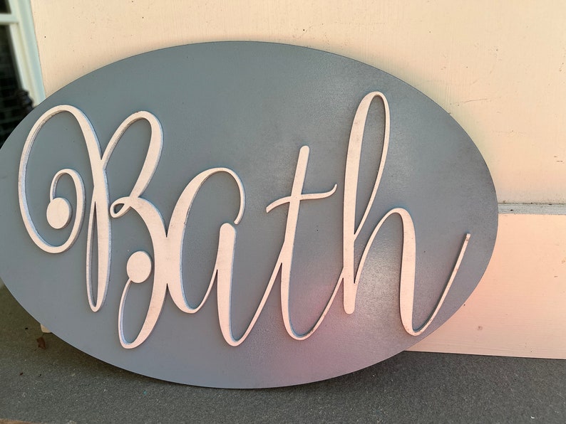 Bath Sign, Wall Decor, Bathroom Wall Decor, Home Decor - Etsy