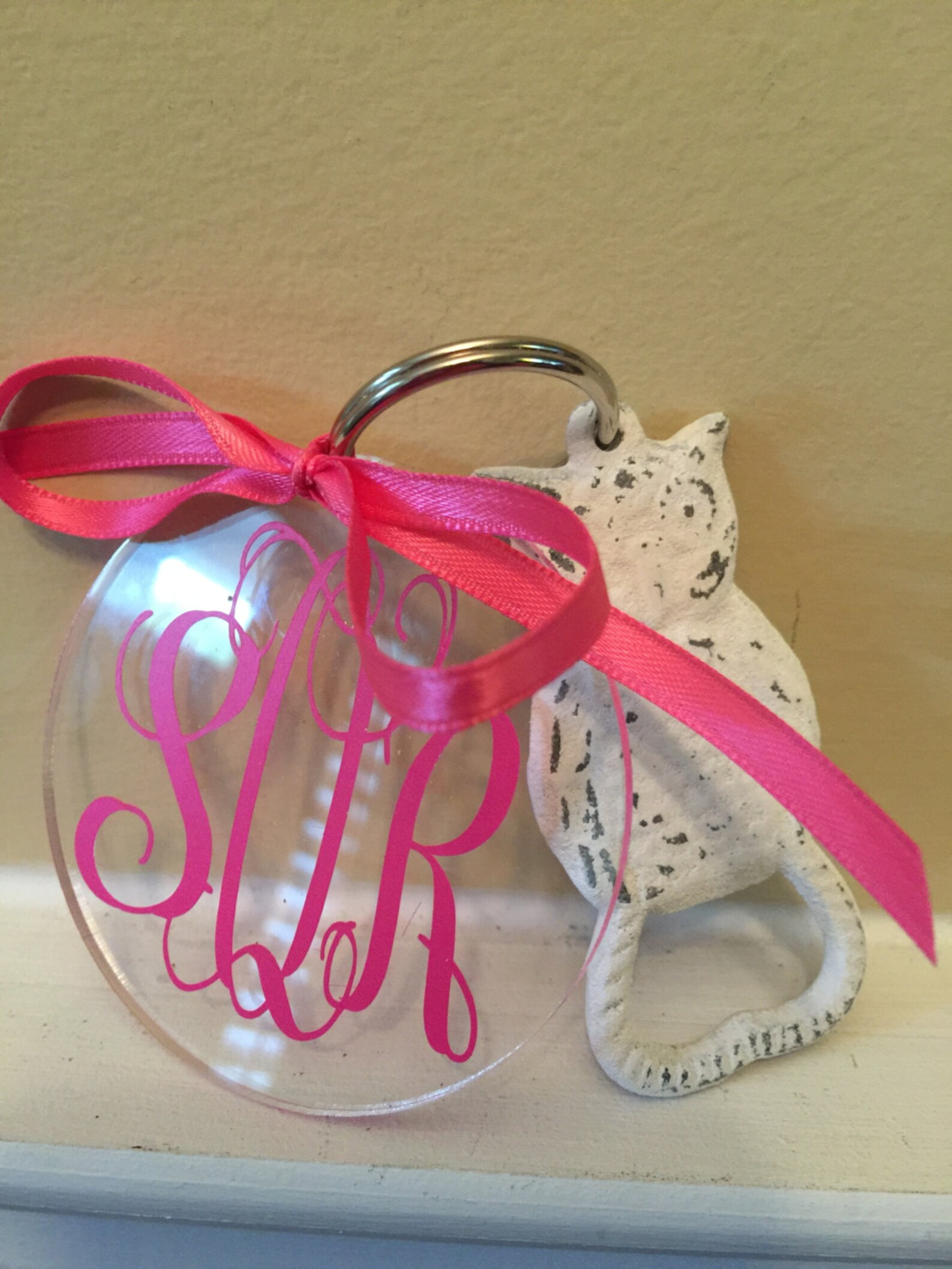 Keychain Name Decal Personalized Monogram Owl Bottle - Etsy