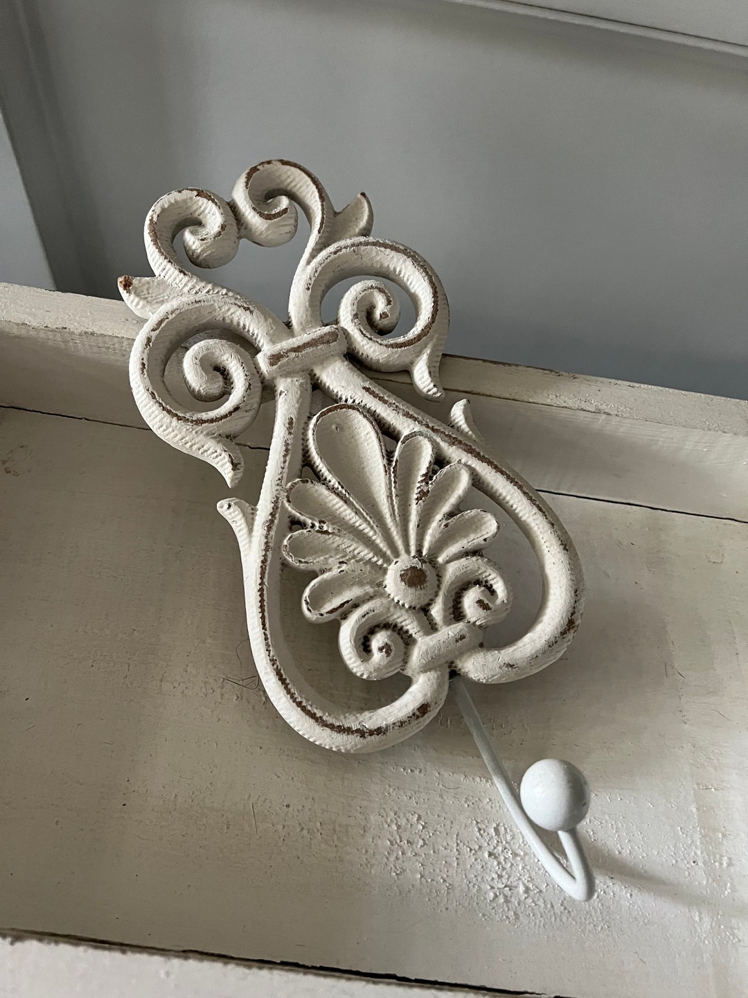 Wall Hook/ Round Cast Iron Hook/ Wall Hook/ Wall Decor/ Jewelry Hanger ...