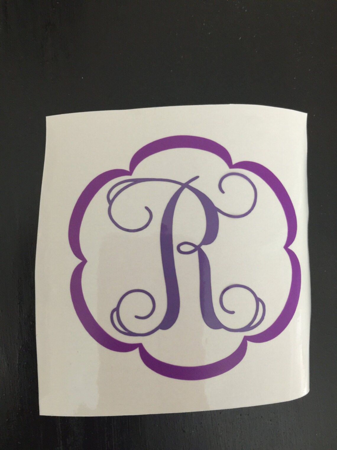 Decal Name Decal Personalized Monogram Car Decal Laptop - Etsy