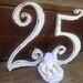 Shabby Chic Wall Decor Shabby Chic Numbers Number Decor - Etsy
