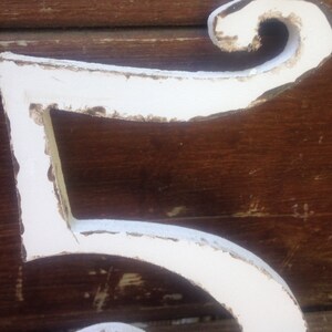 Shabby Chic Wall Decor, Shabby Chic Numbers, Number Decor - Etsy