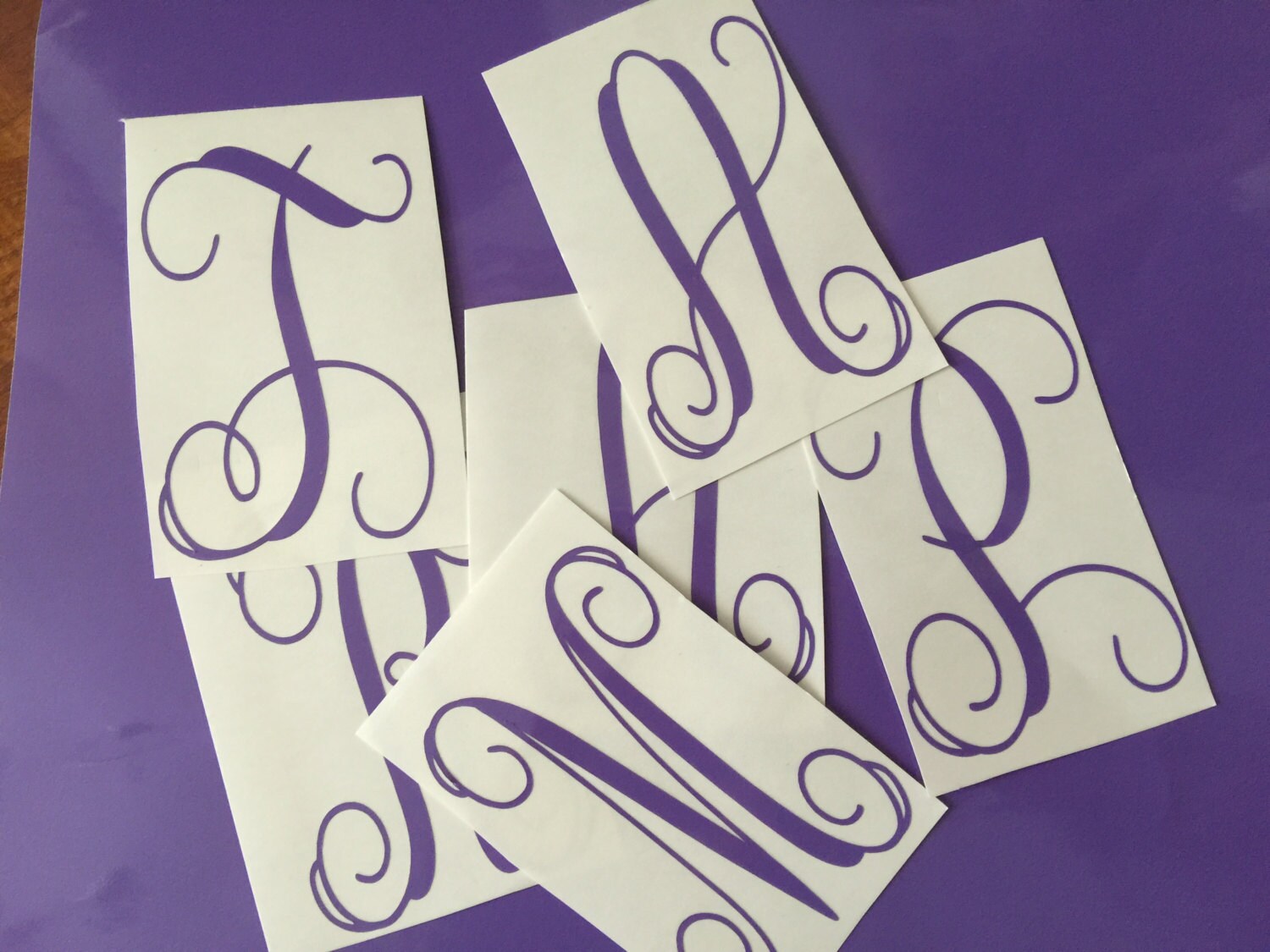Name Decal, Personalized, Monogram, Car Decal, Laptop Decal, Vinyl ...