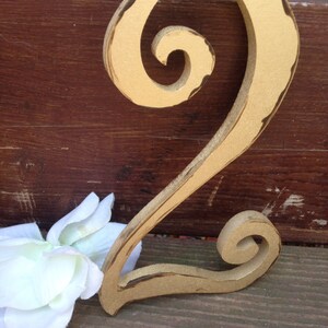 Shabby Chic Wall Decor, Shabby Chic Numbers, Number Decor - Etsy