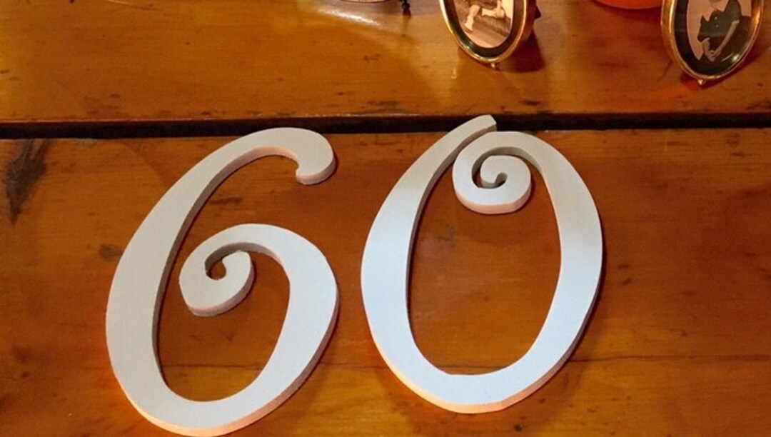 Numbers/ Shabby Chic Wall Decor/ Shabby Chic Numbers/ Number Decor ...