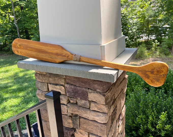 Oar, Wall Decor, White and Red Oar, Personalized Oar, Monogram Oar ...