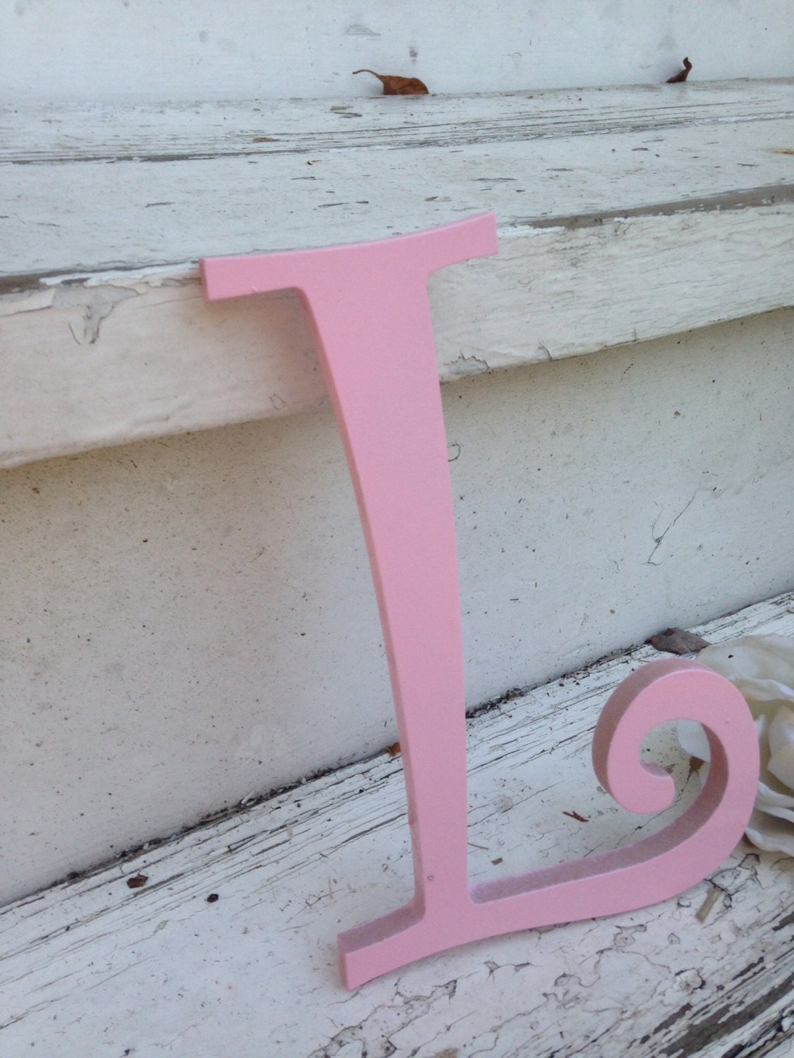 Shabby Chic Wall Decor Shabby Chic Letters Monogrammed | Etsy