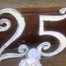 Shabby Chic Wall Decor Shabby Chic Numbers Number Decor - Etsy