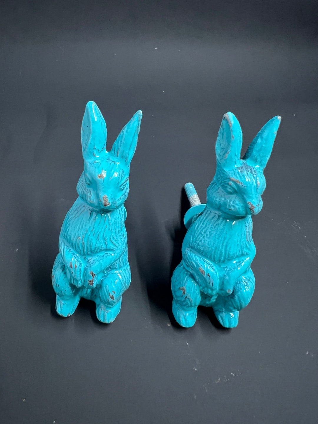 Knobs, Rabbit Knobs, Drawer Pulls, Metal Rabbit Knobs, Woodland Decor ...