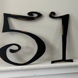 Shabby Chic Wall Decor, Shabby Chic Numbers, Number Decor - Etsy