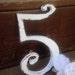 Shabby Chic Wall Decor Shabby Chic Numbers Number Decor - Etsy