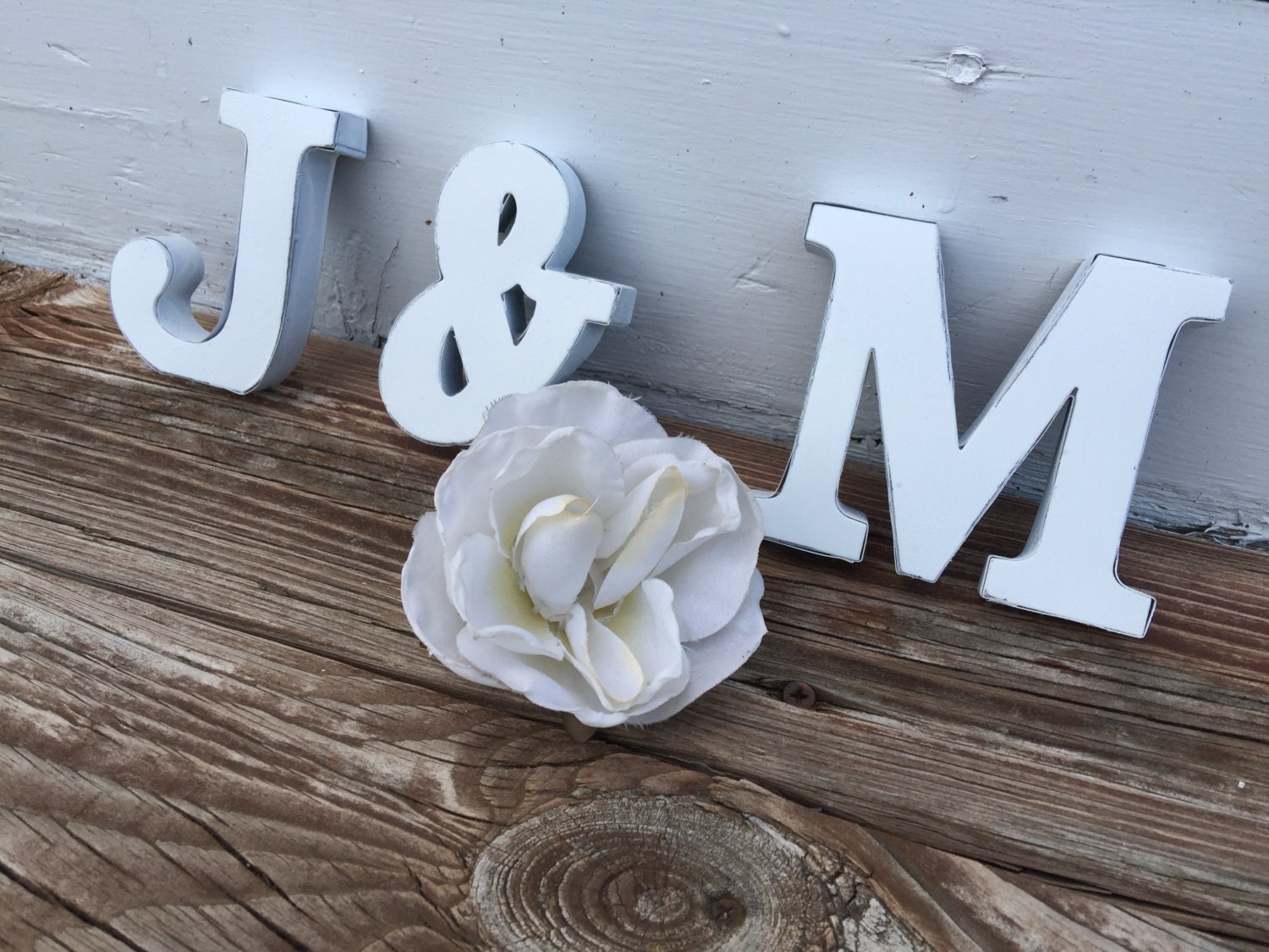 Metal Letters / Shabby Chic Letter Wall Decor, Monogram, Pick Your ...