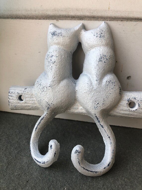 Cat Hook / Cat Decor / Metal Cat Decor / Home and Garden Decor | Etsy