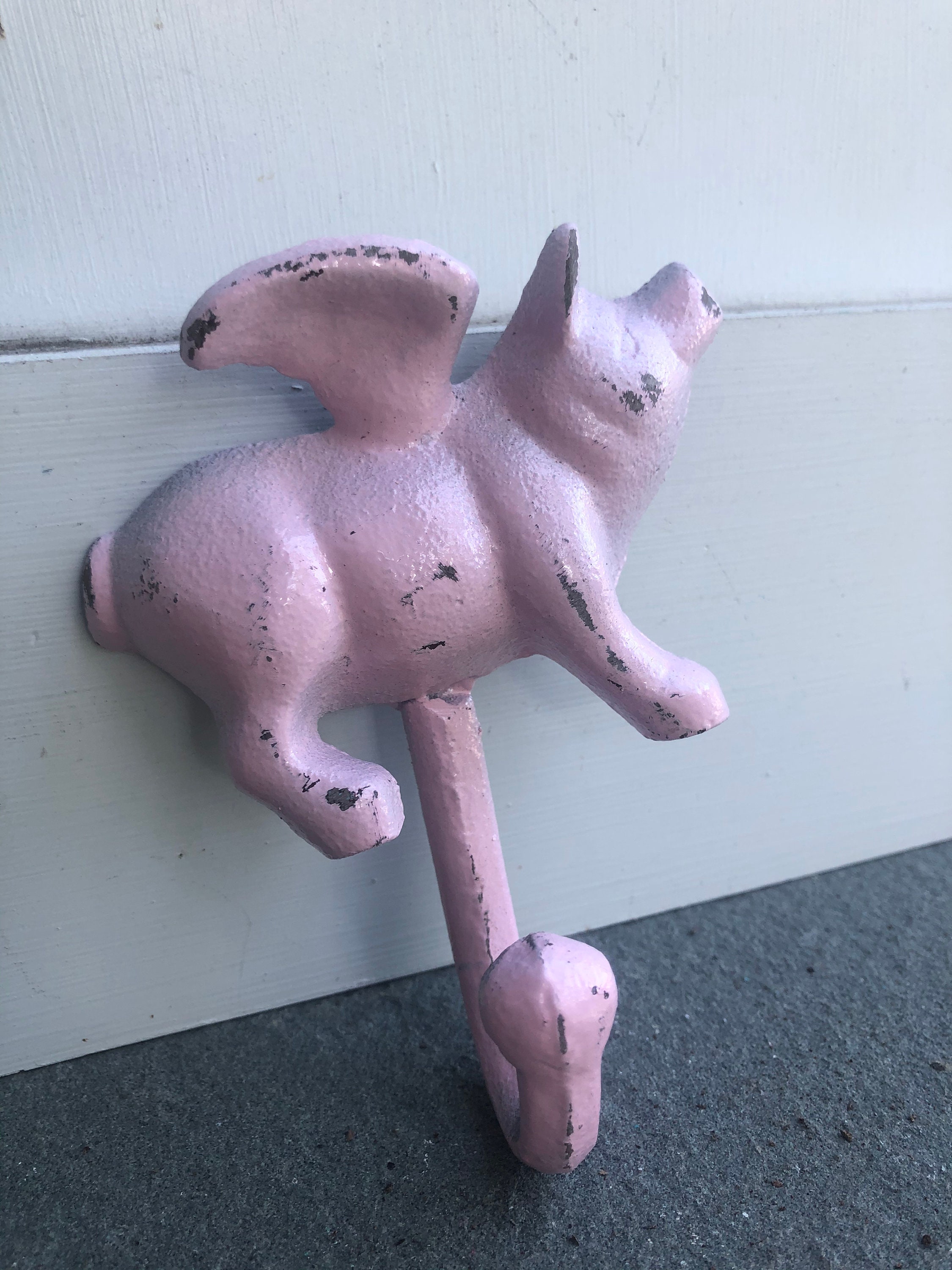 Pig Hook / Pig Decor / Metal Pig Decor / Home and Garden Decor | Etsy