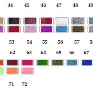 Iron on Monogram, Iron on Decal, Iron on Vinyl, 72 Iron on Vinyl Colors ...