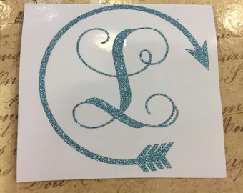 Letter Decal, Name Decal, Personalized, Monogram, Car Decal, Laptop ...