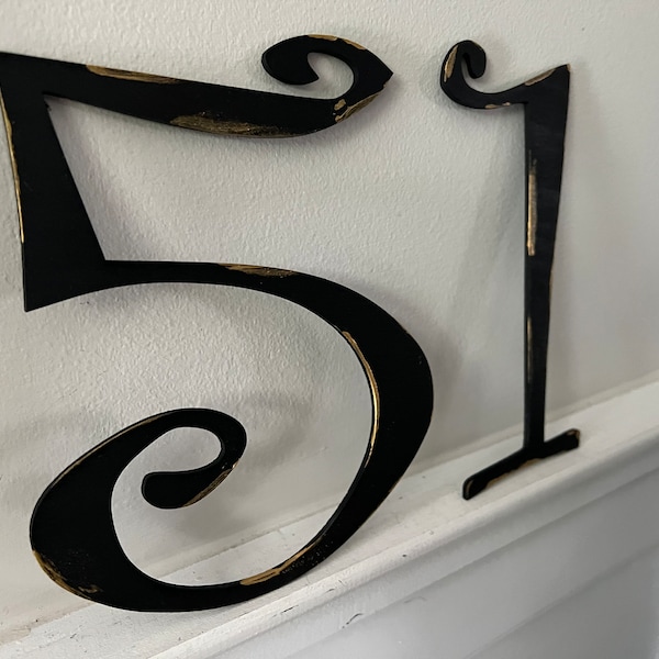 Number Wall Decor - Etsy