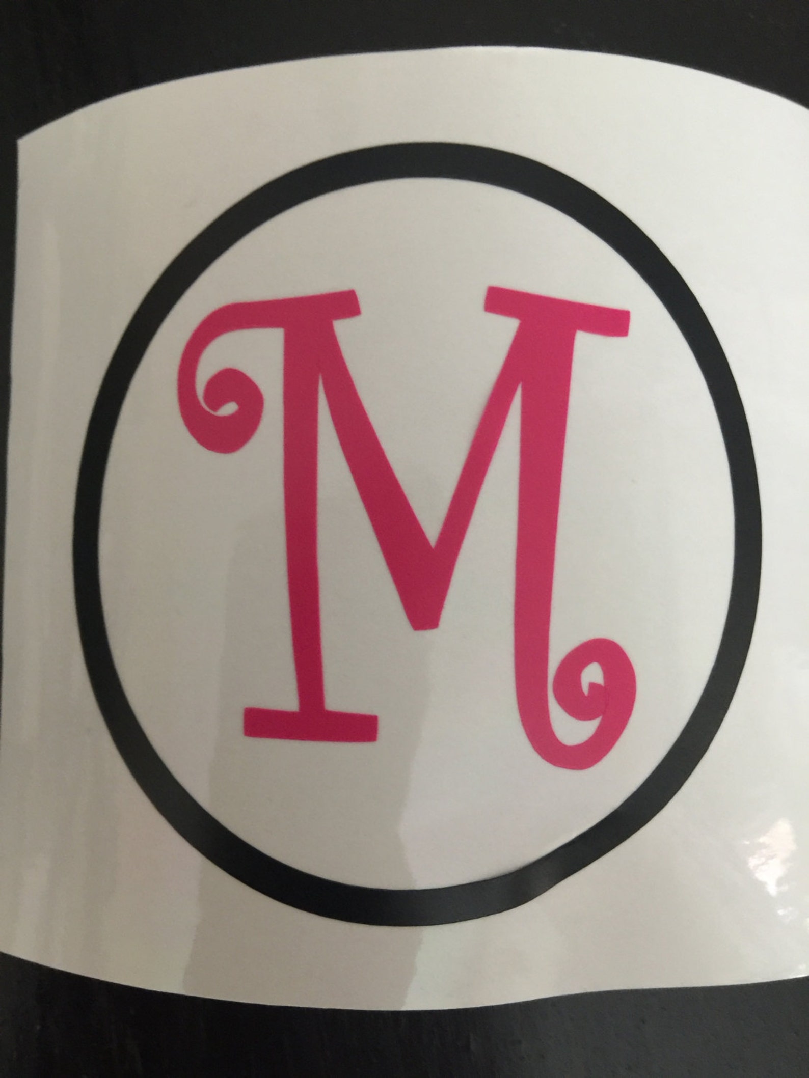 Letter Decal Name Decal Personalized Monogram Car Decal - Etsy