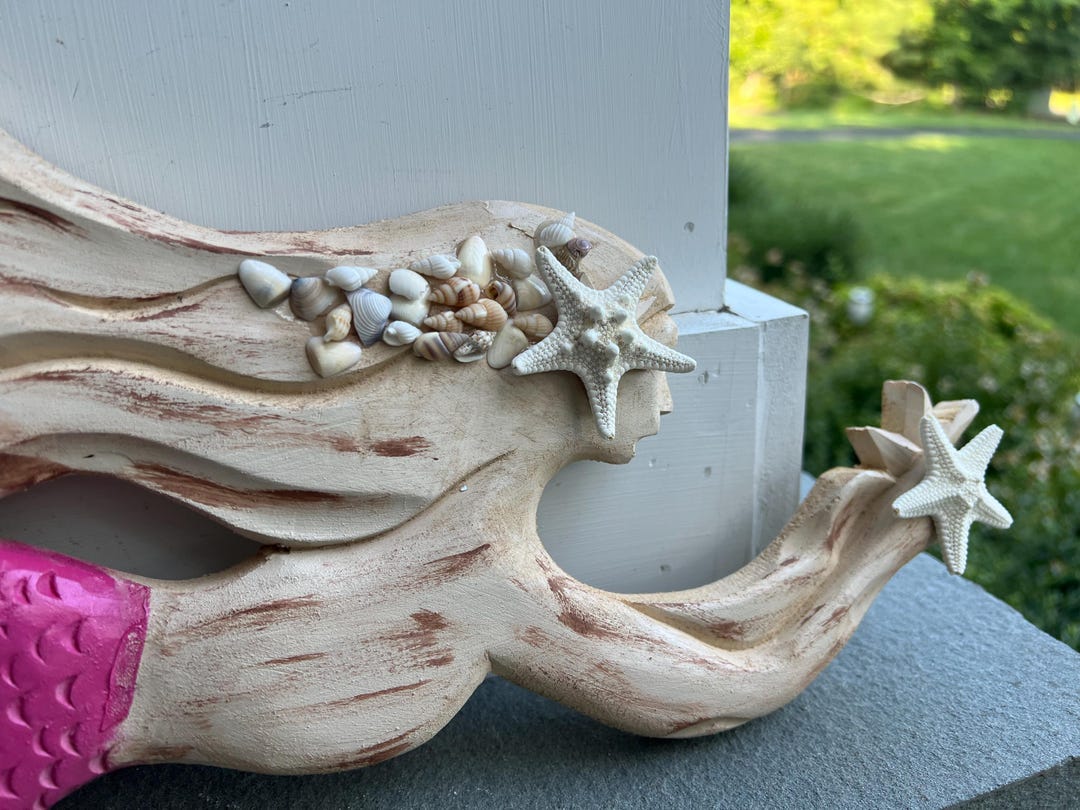 Mermaid/beach Decor/ Mermaid Wall Decor/ Beach / Beach Decor/ Natuical ...
