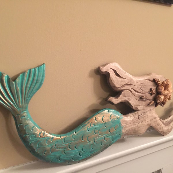 Mermaid Wall Decor - Etsy