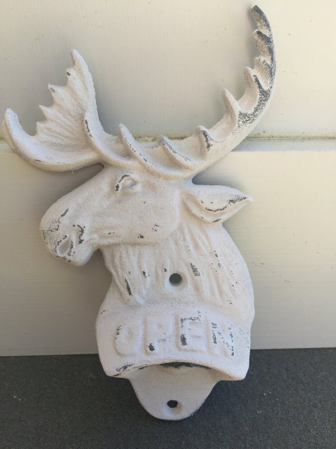 Bottle Opener, Cast Iron Bottle Opener, Moose, Moose Bottle Opener ...