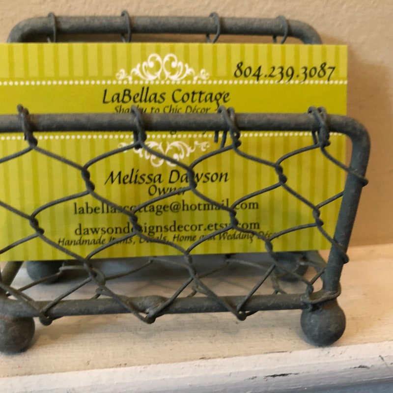 Rustic Business Card - Etsy