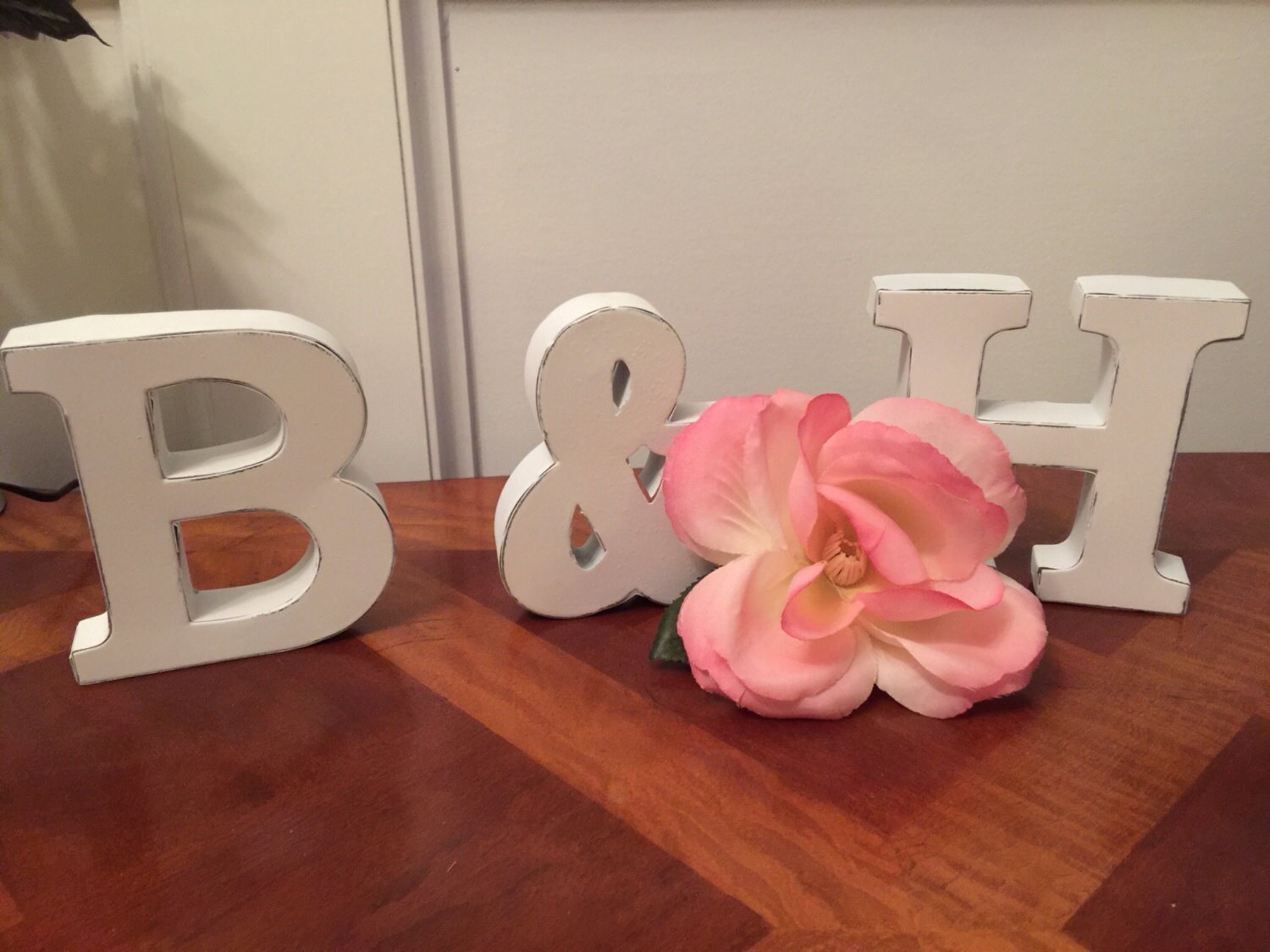 Shabby Chic Letter Wall Decor Monogram PiCK yoUR lETTer and | Etsy