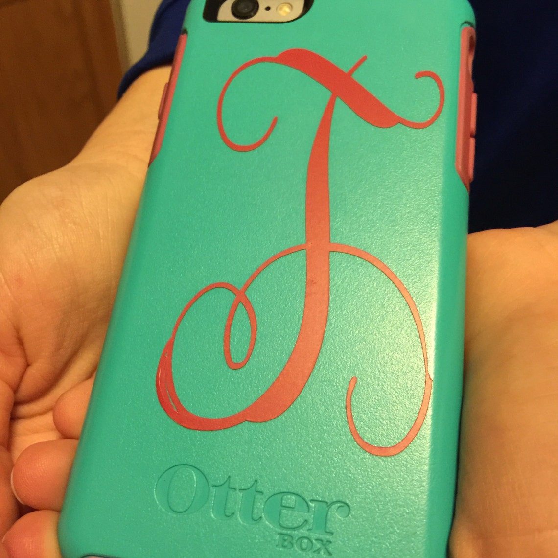 Monogram, iPhone Decal, Laptop Decal, Vinyl Lettering, Vine Monogram ...