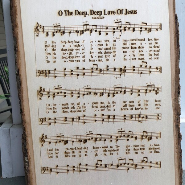 Engraved Hymn - Etsy