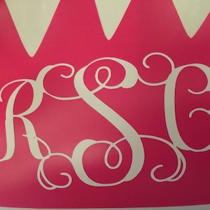 Crown, Pink Crown, Crown Monogram, Decals, Crown Decals, Tumbler Decals ...