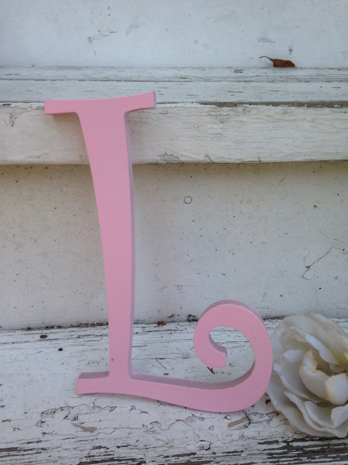 Shabby Chic Wall Decor Shabby Chic Letters Monogrammed | Etsy