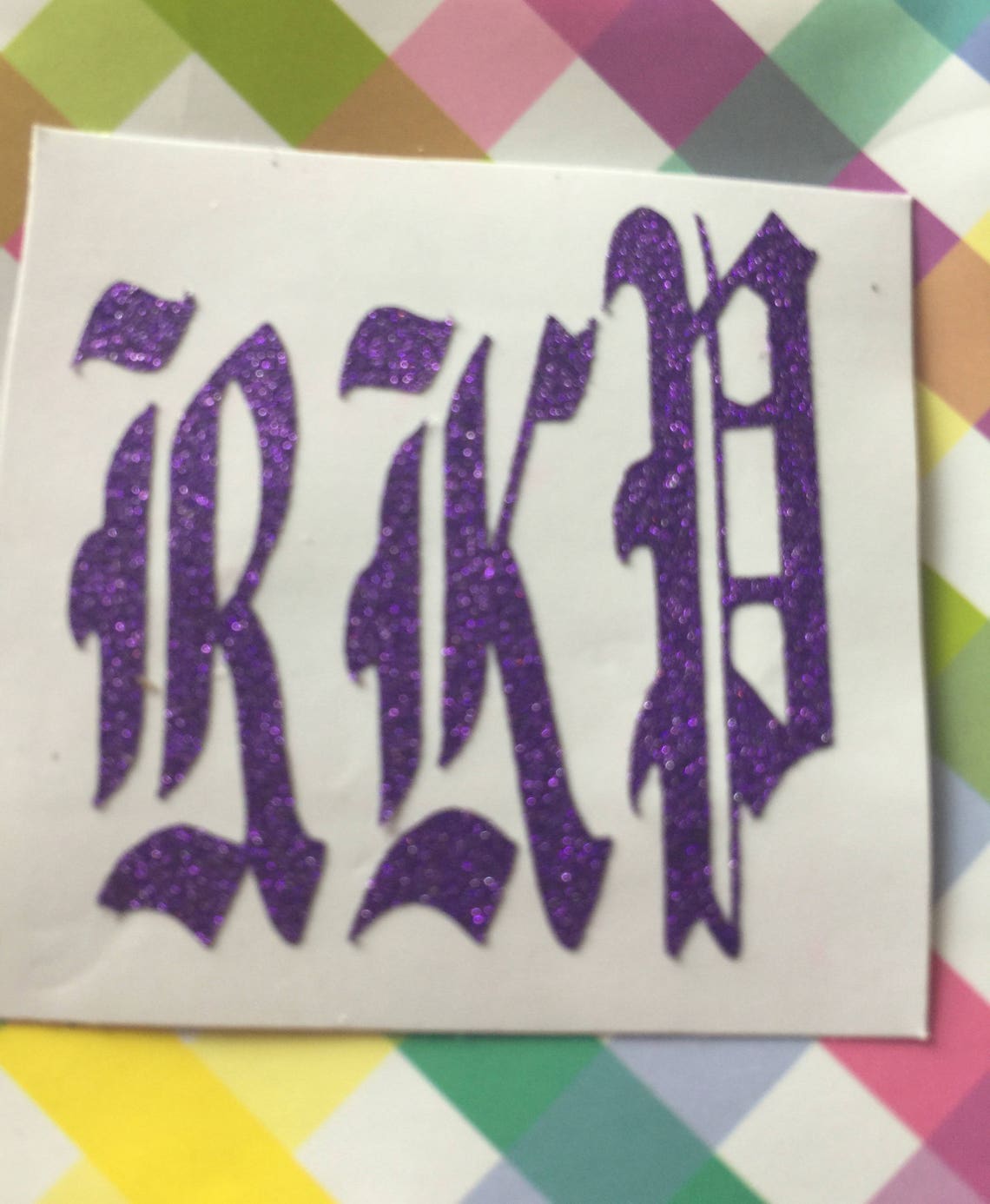 Gothic Font Name Decal Personalized Monogram Car Decal - Etsy