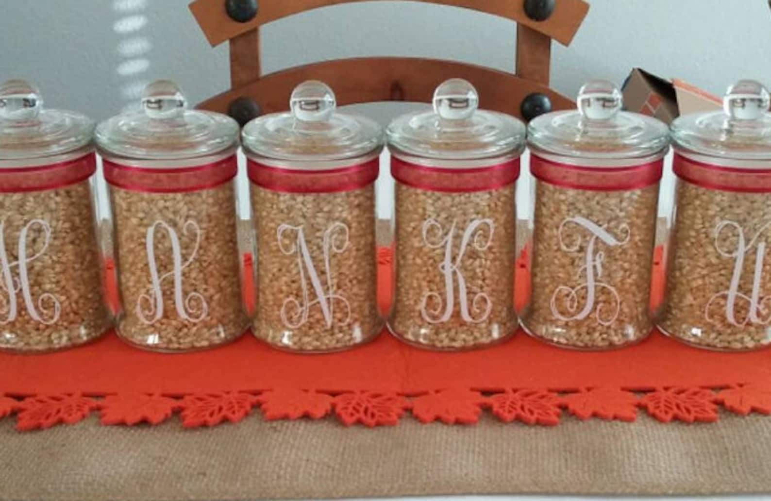 Decal Vinyl Decal Cup/jar Decal Vinyl Lettering Decal - Etsy