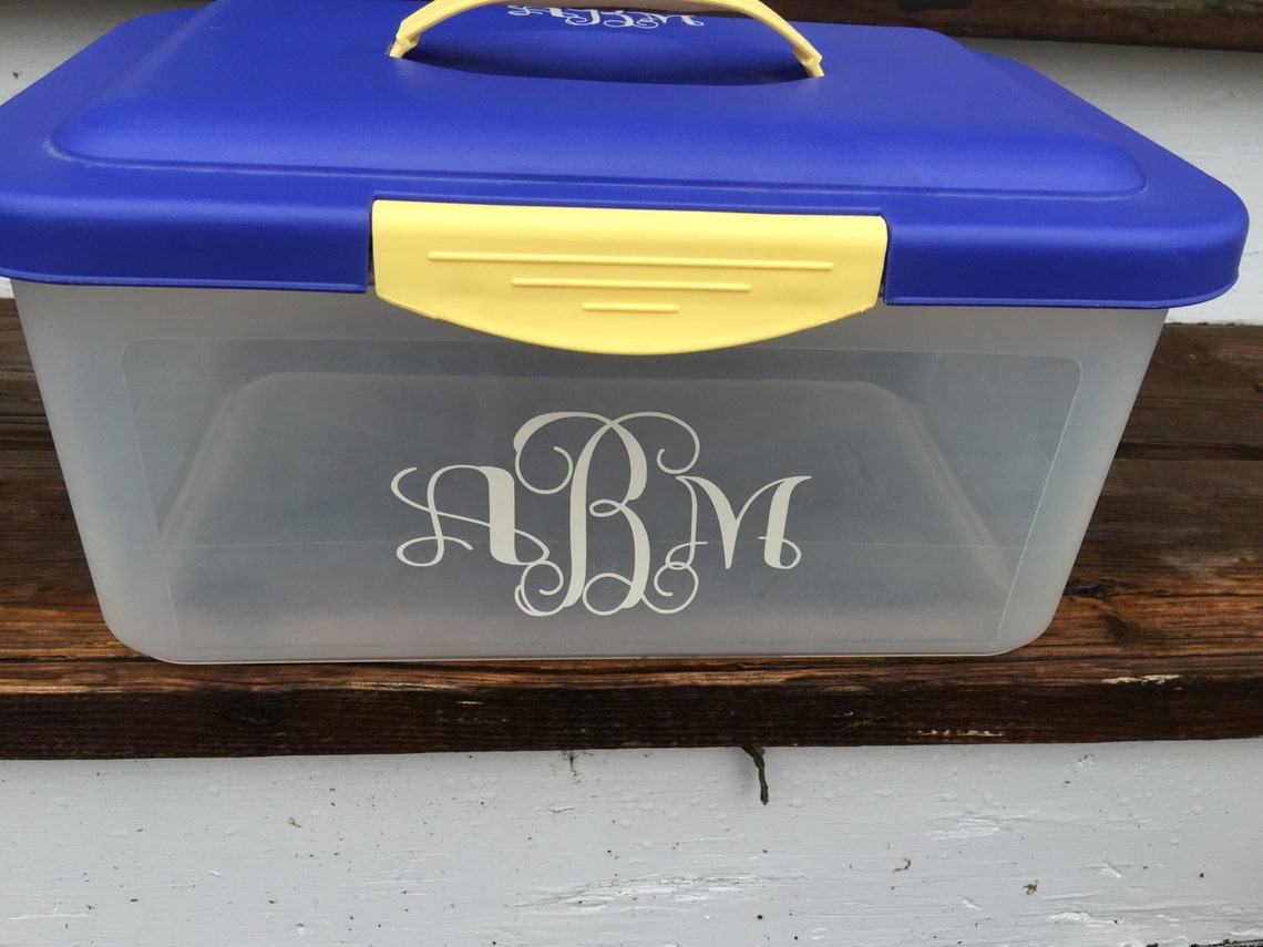 Decal Vinyl Decal Storage Container Decal Vinyl Lettering - Etsy