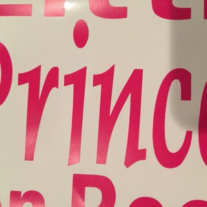 Princess Decal, Name Decal, Personalized, Monogram, Car Decal, Laptop ...