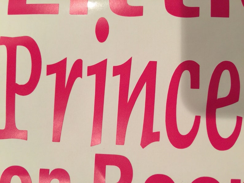 Princess Decal, Name Decal, Personalized, Monogram, Car Decal, Laptop ...