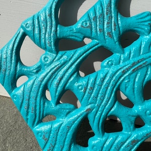 Cast Iron Decorative Metal School of Fish Kitchen Trivet 6.5" - Etsy