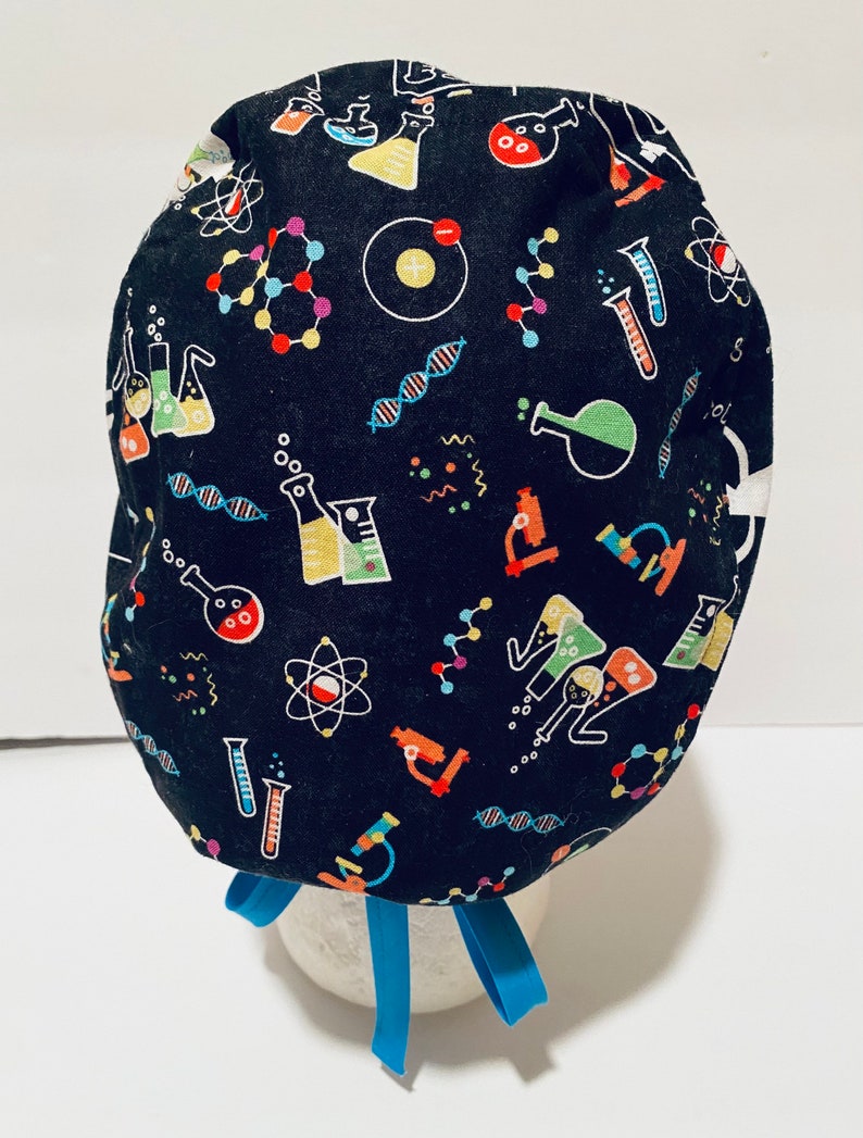 Unisex mad Scientist/chemistry Lab Cotton Scrub Cap, Surgical Hat, OR ...