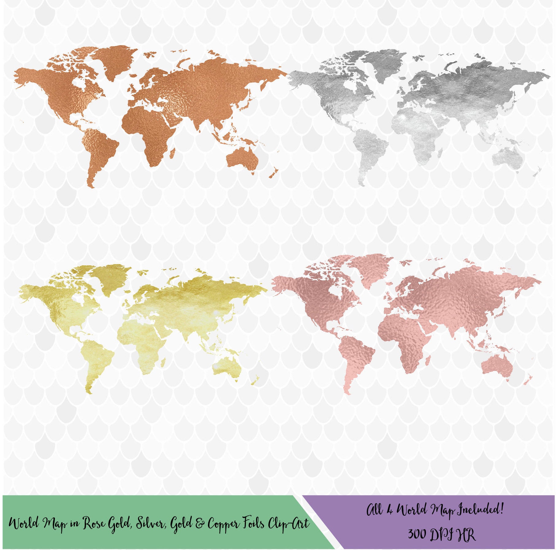 World Map Clip Art