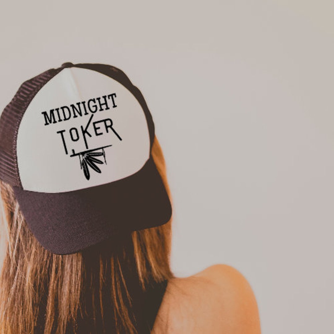 Midnight Toker Trucker Hat Variety of Colors Fishing Hat Ponytail Hat ...