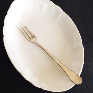 Antique Relish Platter & Fork - Etsy