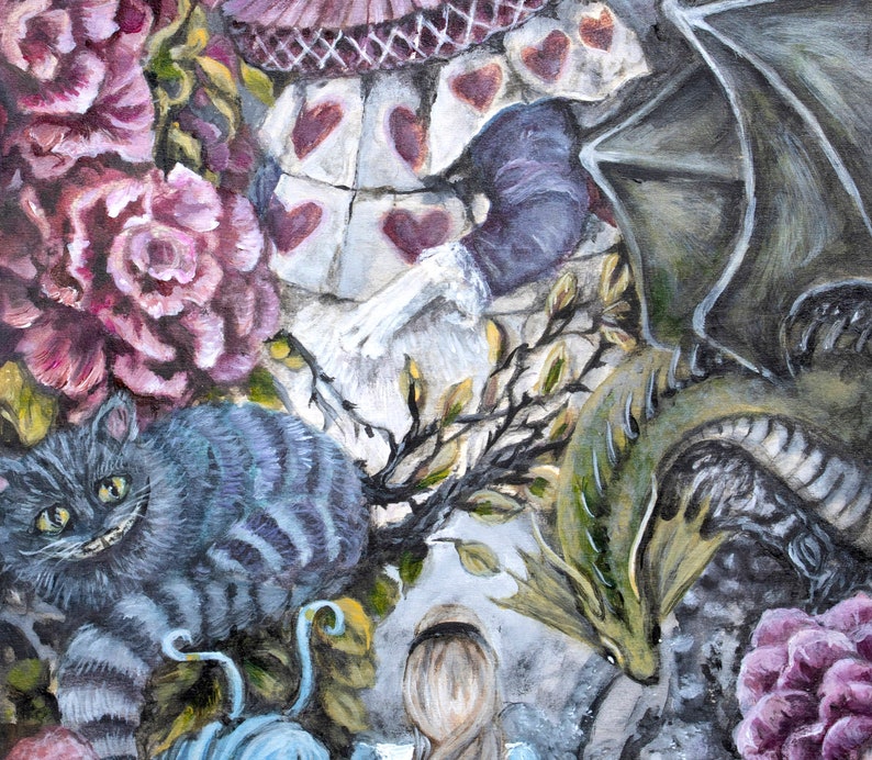 White Rabbit Fantasy Art Print Whimsical Bunny Nursery Wall - Etsy