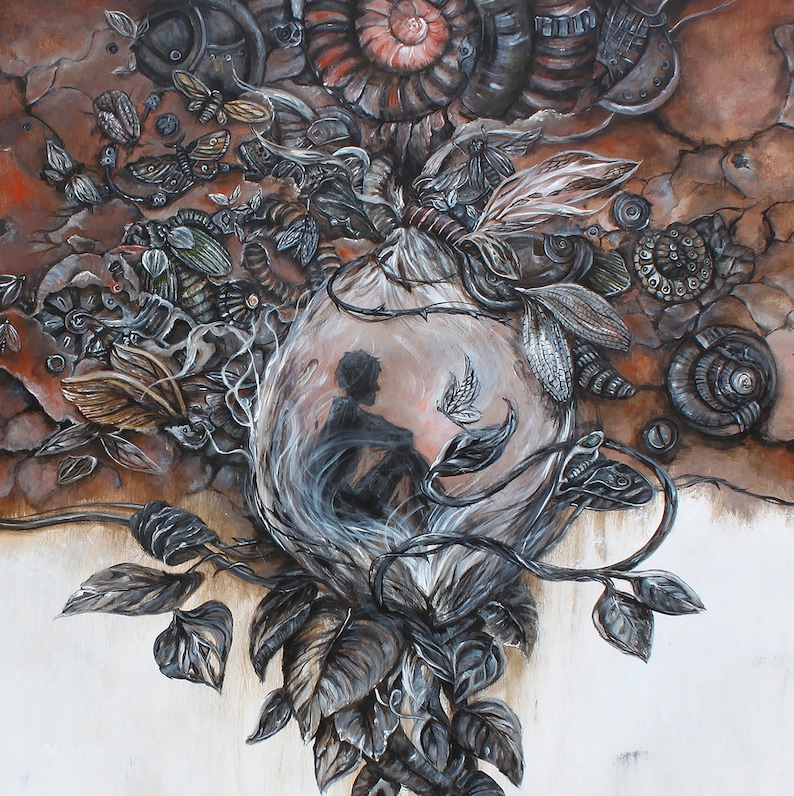 Steampunk Jack and the Beanstalk Art Print: Gothic Home Decor - Etsy UK