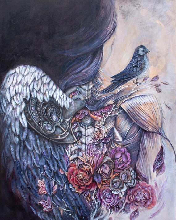 Steampunk Angel Drawings