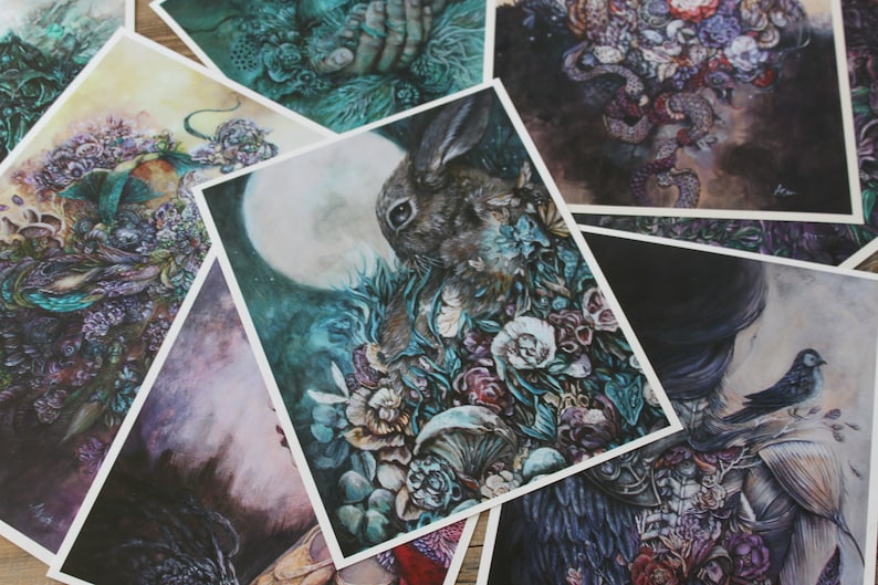 White Rabbit Fantasy Art Print Bunny Nursery Wall Art - Etsy