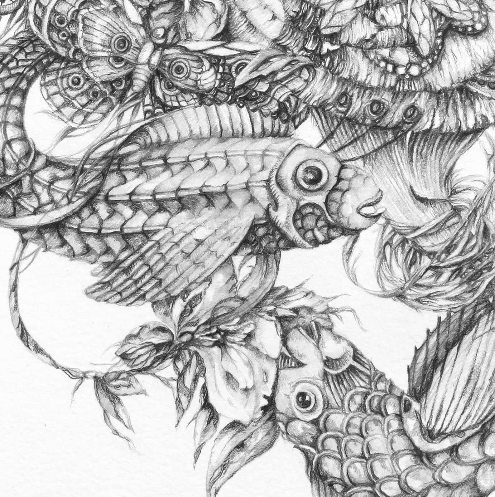 Steampunk Fantasy Art Fish Illustration Print Wall Art | Etsy